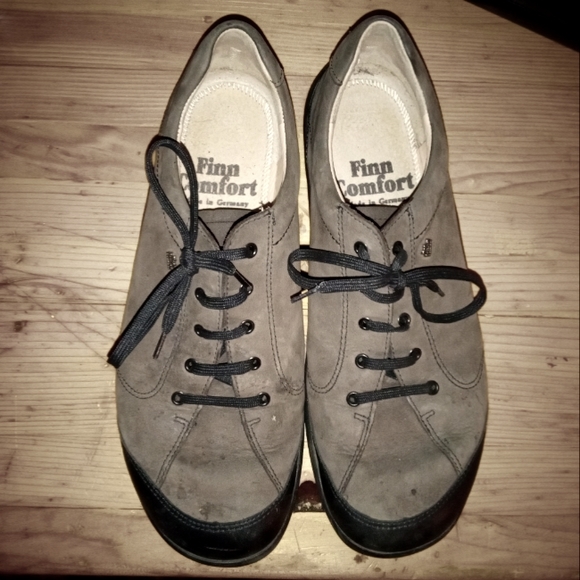 Finn Comfort | Shoes | Finn Comfort Soho Brown Leather Low Top Lace Up ...